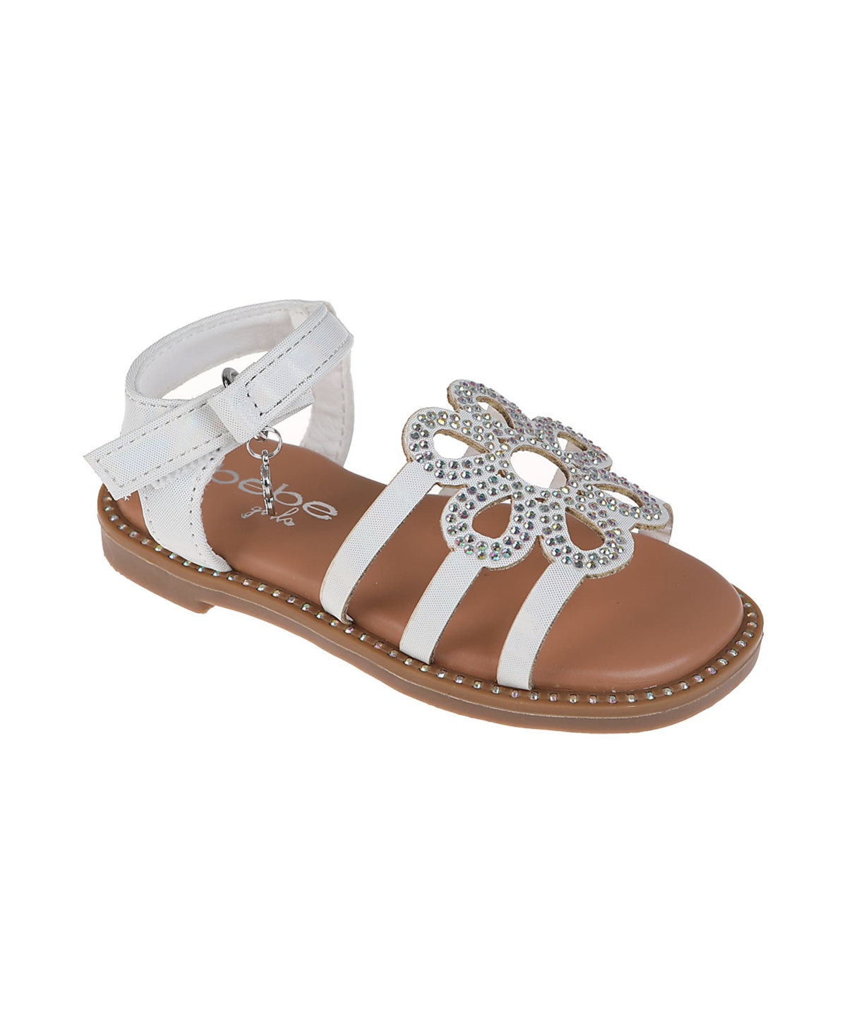 Click here for Bebe Toddler Girls Adhesive Strap with Flower Sand... prices