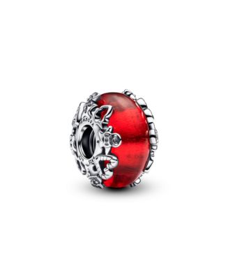 Pandora Sterling Silver Christmas Magic Murano Glass Charms - Macy's