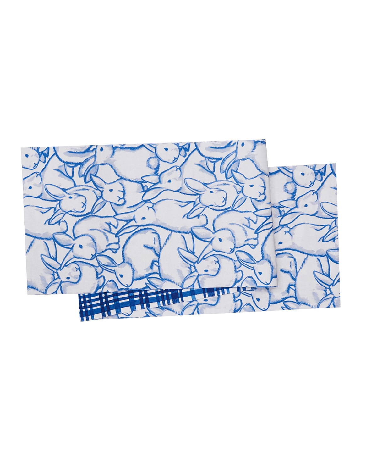 Click here for 14 x 72 Blue Bun & Plaid Easter Table Runner prices