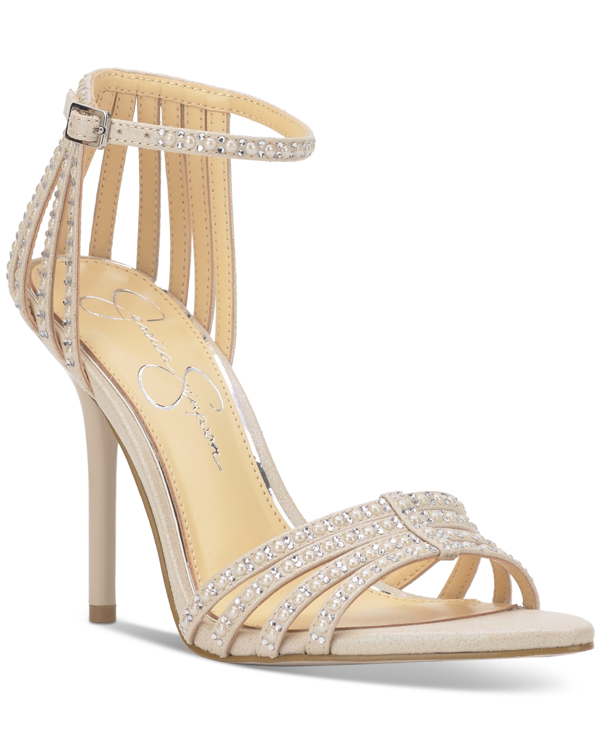 Click here for Jessica Simpson Womens Nuvire Strappy Stiletto Dre... prices