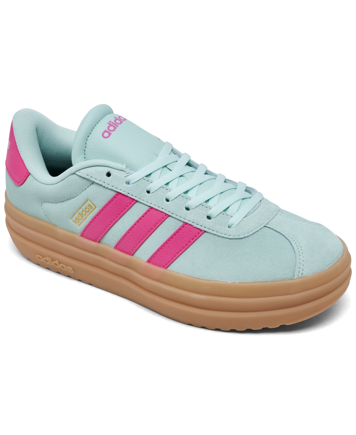 Click here for Adidas Womens Vl Court Bold Platform Casual Sneake... prices