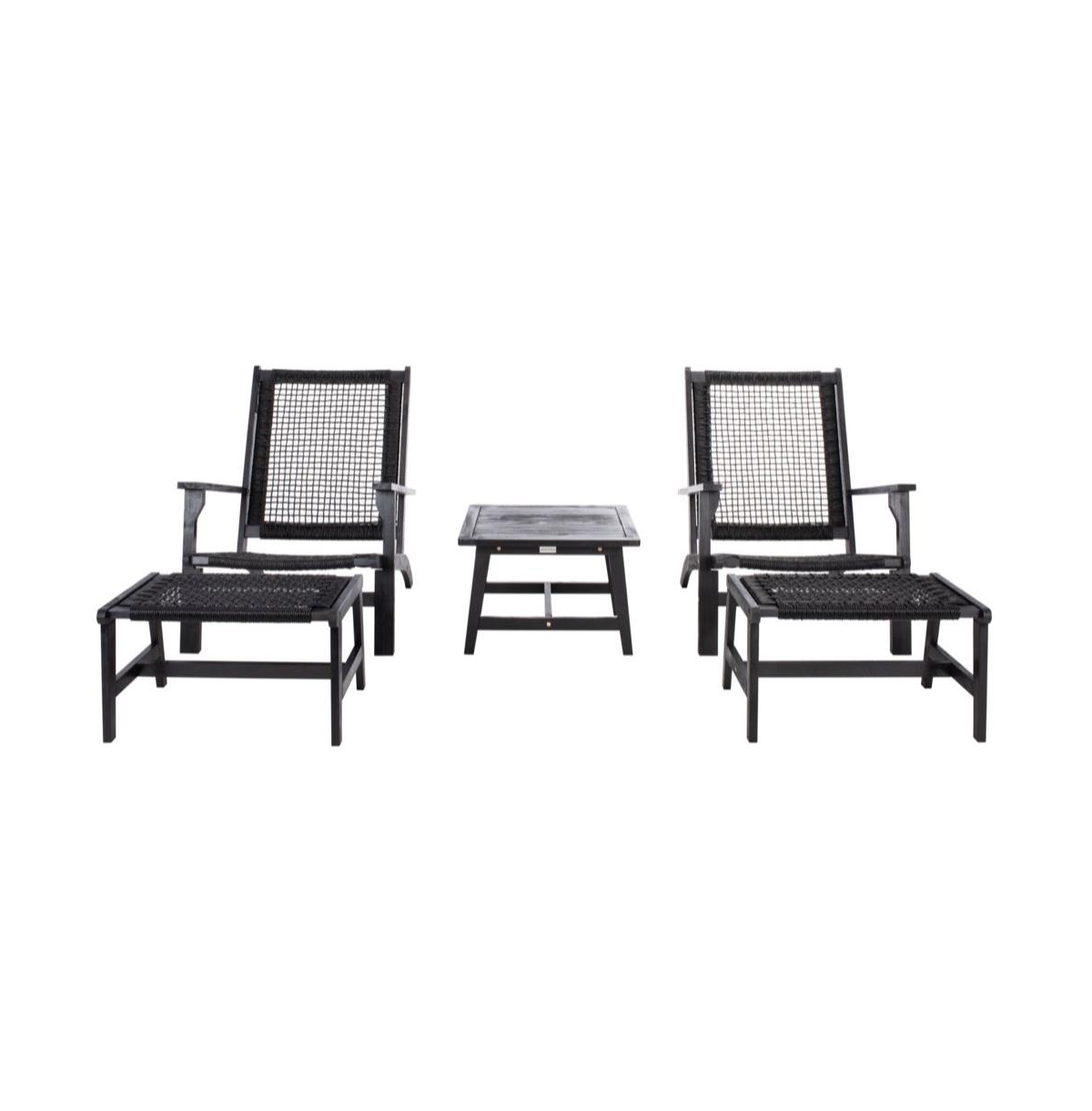 Chantelle Outdoor Living Set - Black