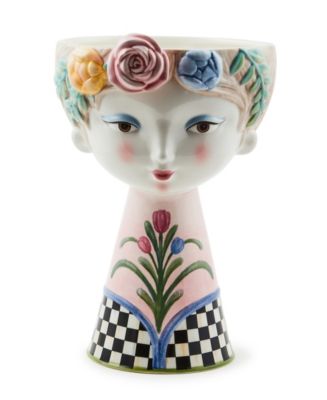 Mackenzie-Childs Rosy Meadow Tall Lady Vase - Macy's