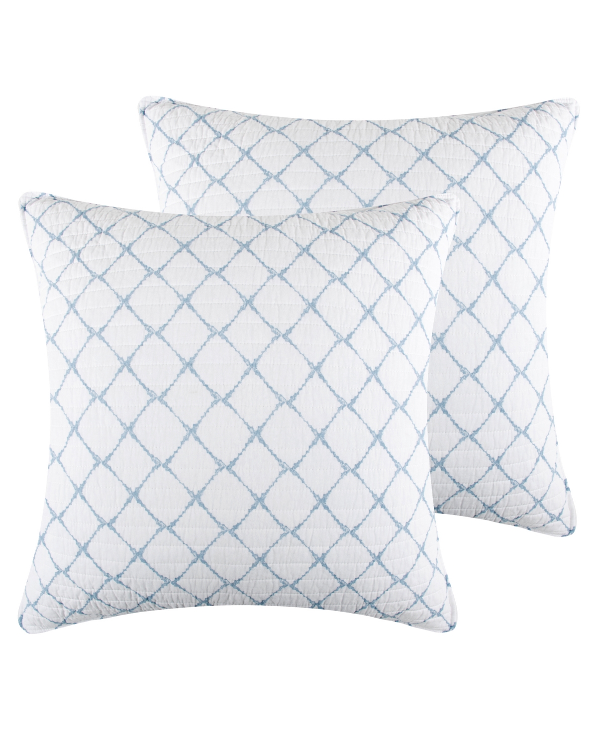 Click here for Levtex Becker 2-Pc. Sham Set  European - Blue prices