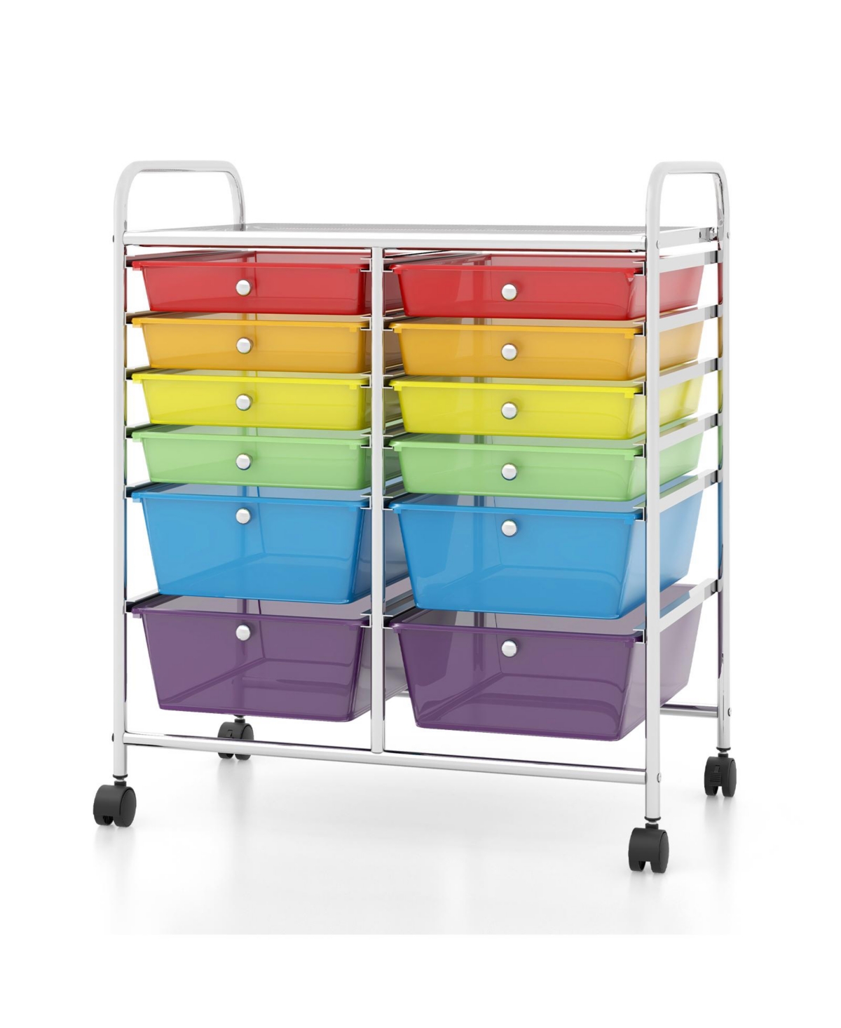 Click here for 12 Drawers Rolling Cart Storage Scrapbook Paper Or... prices