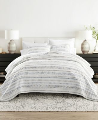 Click here for Ienjoy Home Relic Stripe Reversible Quilt Sets prices