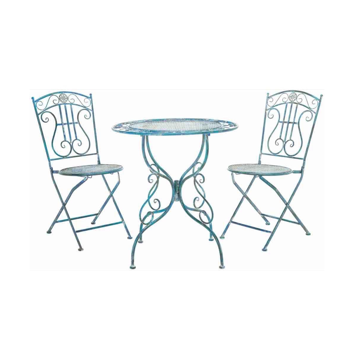 Click here for Semly 3 Bistro Setting - Antique blue prices