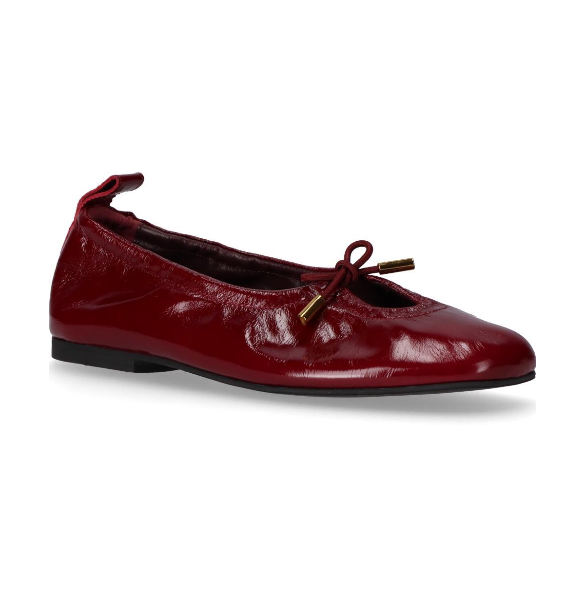Click here for Rosalind Onix Burgundy Leather Ballet Flats prices