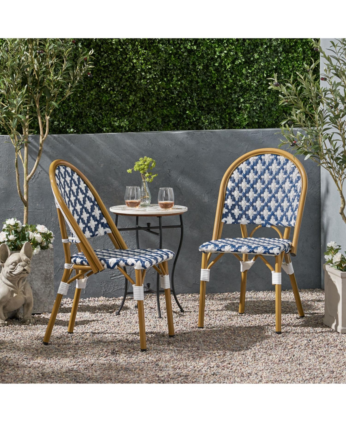 Click here for Streamdale French Cafe Style Aluminum & Rattan Out... prices