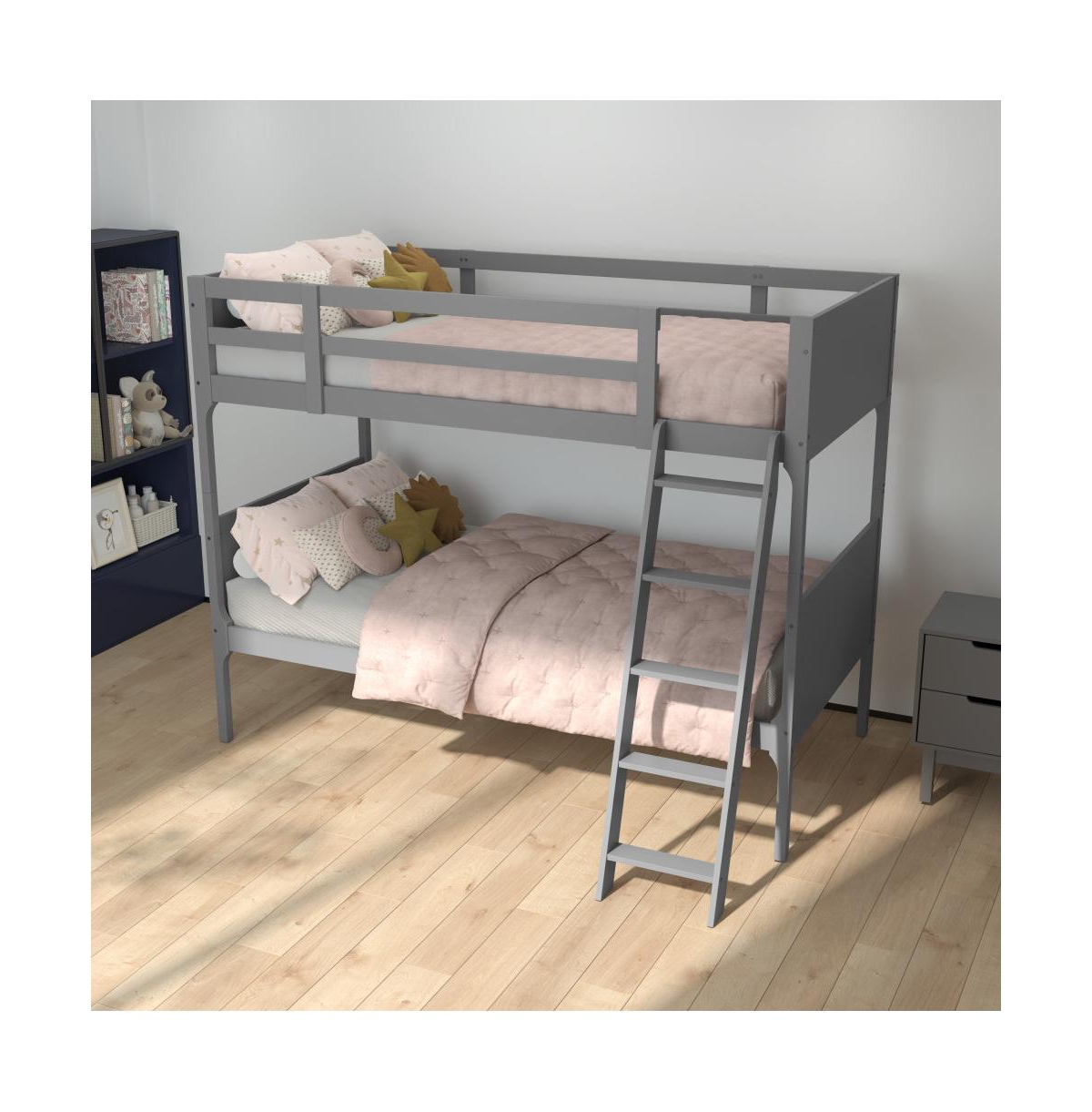 Click here for Samuel Kids Bunk Bed With Convertible  Solid Wood... prices