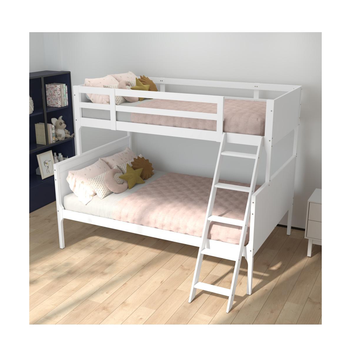 Click here for Samuel Kids Bunk Bed With Convertible  Solid Wood... prices