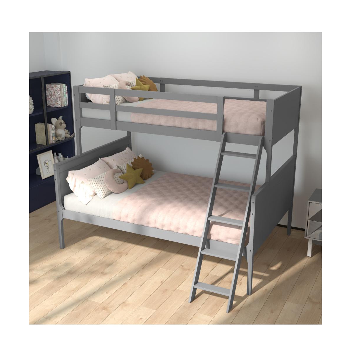 Click here for Samuel Kids Bunk Bed With Convertible  Solid Wood... prices