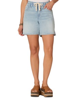 Democracy Women's "Ab"solution Leisure Skyrise Drawstring Denim Shorts ...
