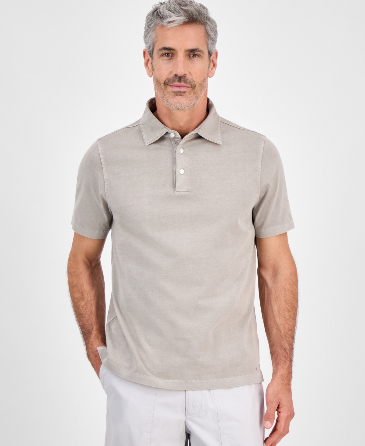 Click here for Michael Kors Mens Premium Garment-Dyed Polo Shirt... prices