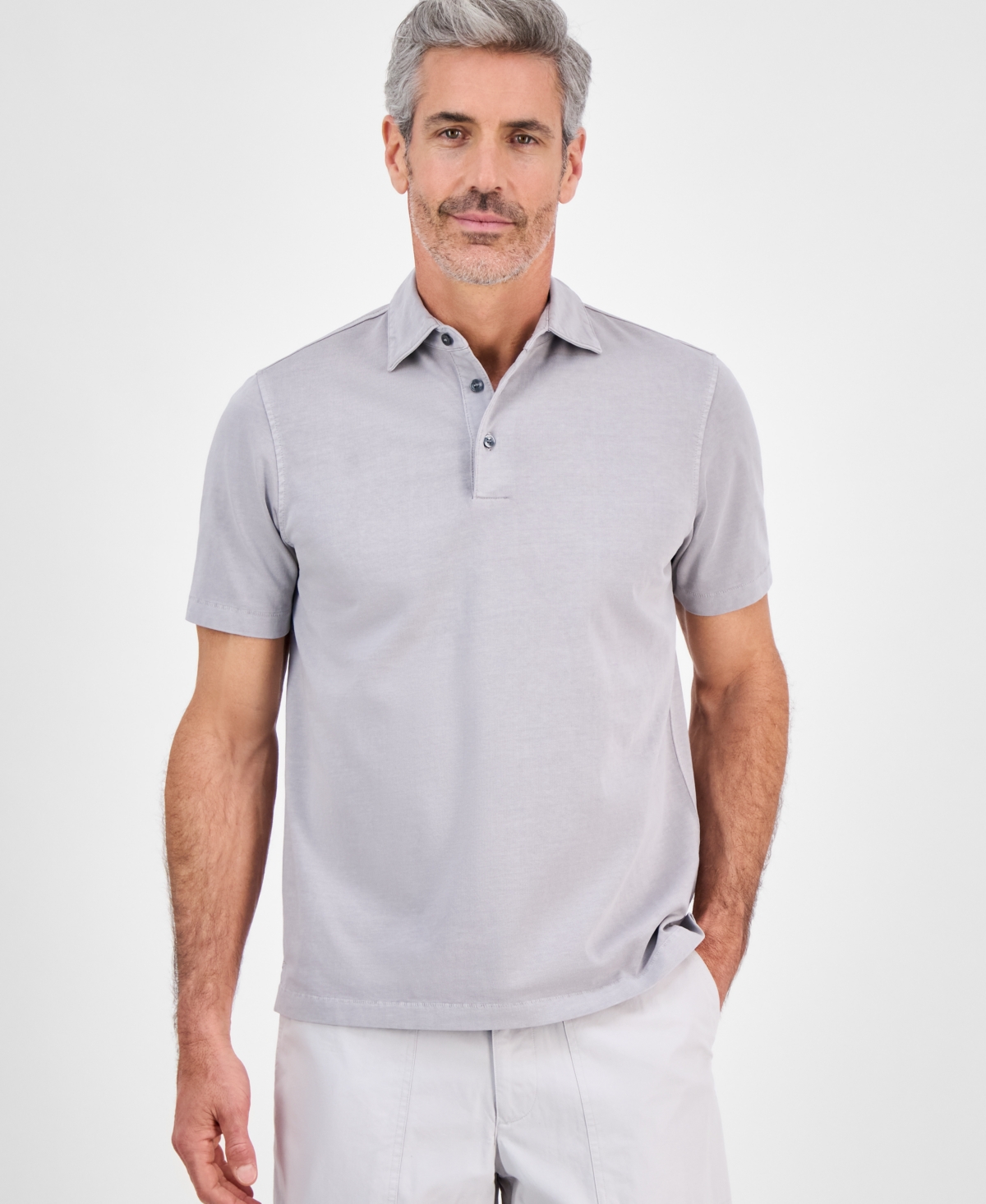 Click here for Michael Kors Mens Premium Garment-Dyed Polo Shirt... prices