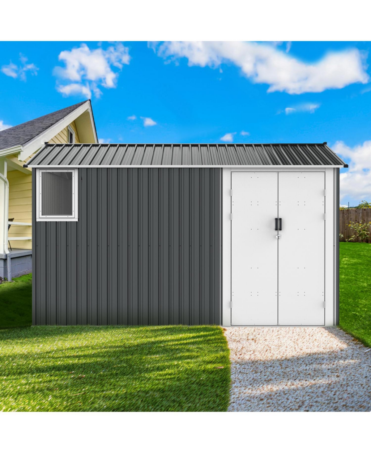 Click here for Streamdale 8x12 Metal Shed  Window  Floor  Vents... prices