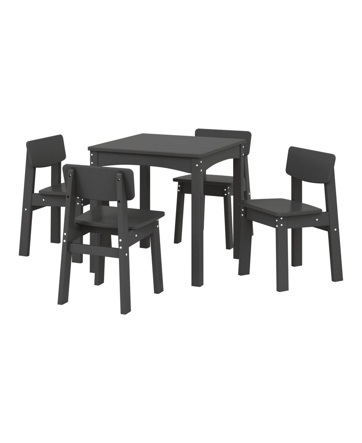 Click here for Kids 5-Piece Modern Hdpe Dining Table and Chairs S... prices