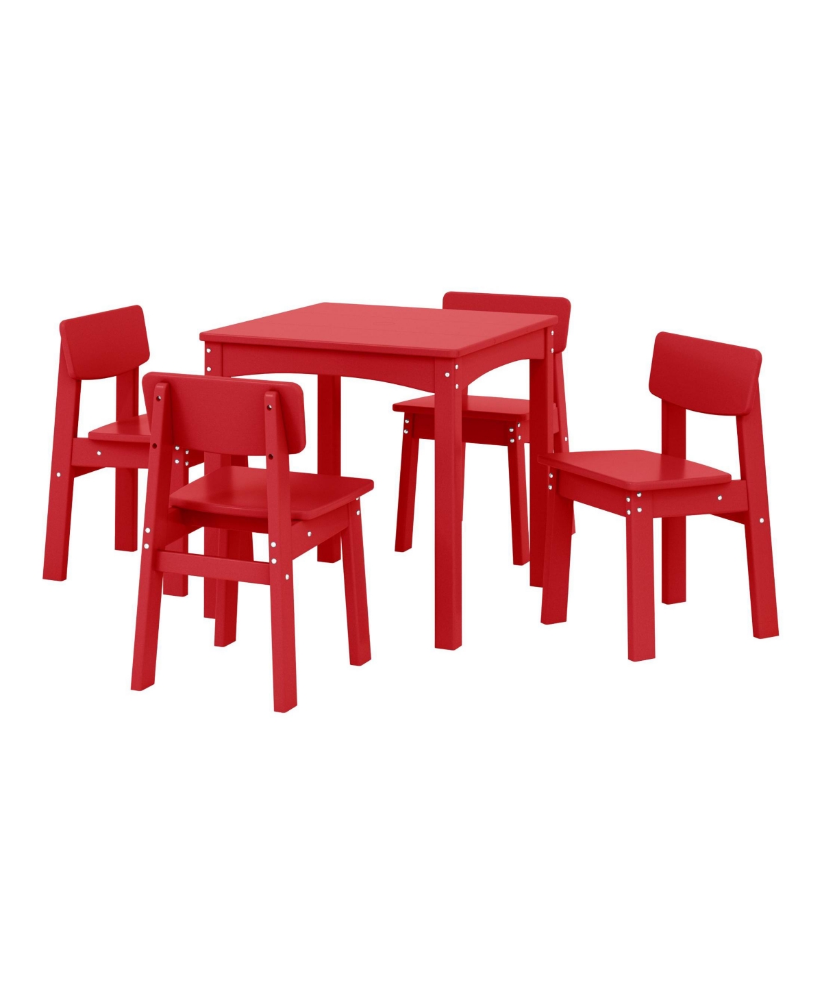 Click here for Kids 5-Piece Modern Hdpe Dining Table and Chairs S... prices