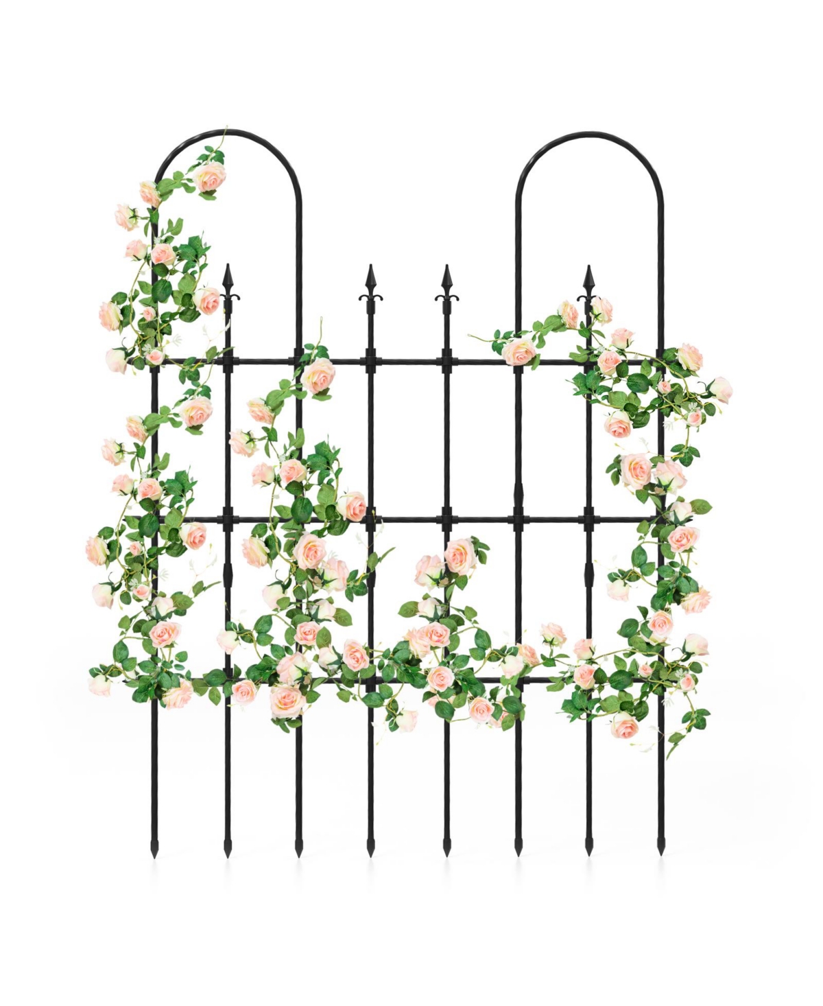 Click here for Outdoor Garden Rose Arch Trellis for Climbing Plan... prices