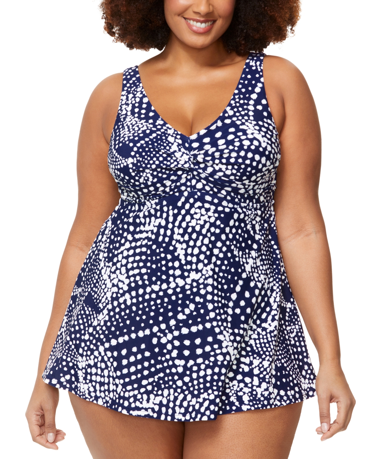 Click here for Raisins Curve Trendy Plus Size Lucia Swim Dress -... prices