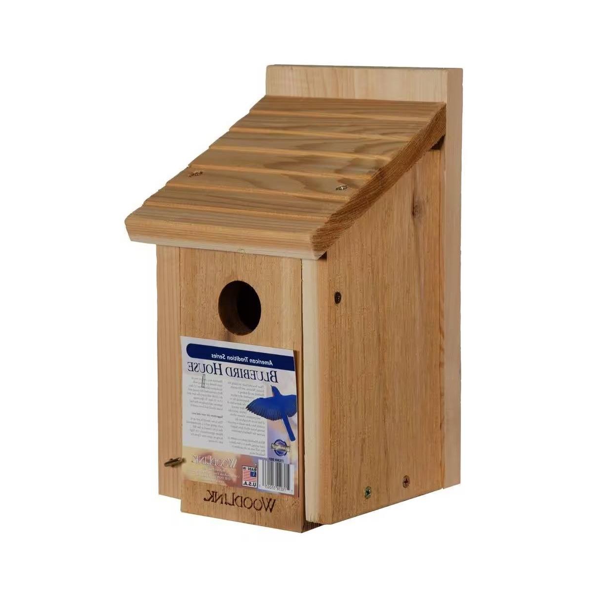 Click here for Cedar Birdhouse with Easy-Open Front Panel for Bac... prices