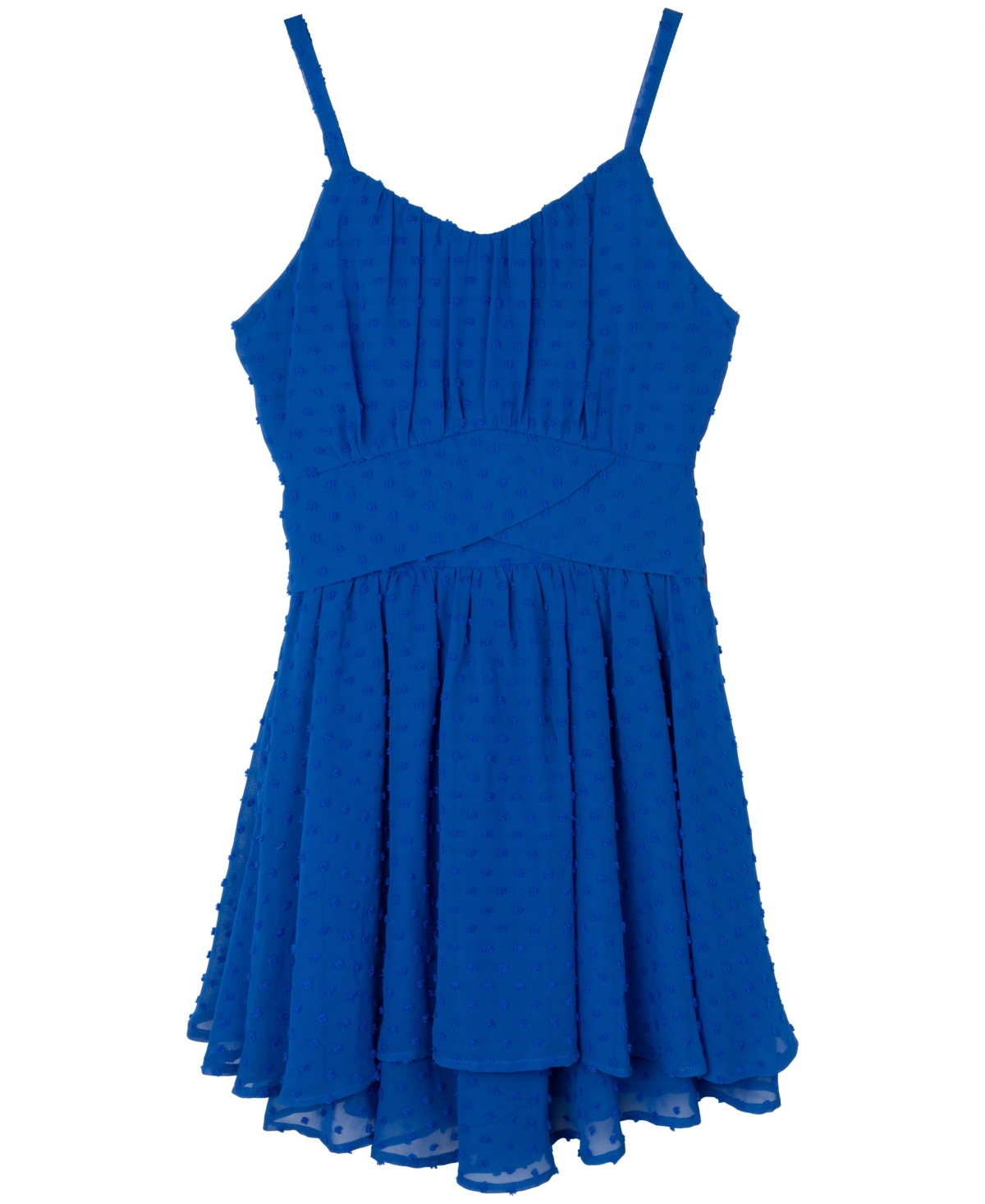 Click here for Rare Editions Big Girls Clip-Dot Romper - Royal prices