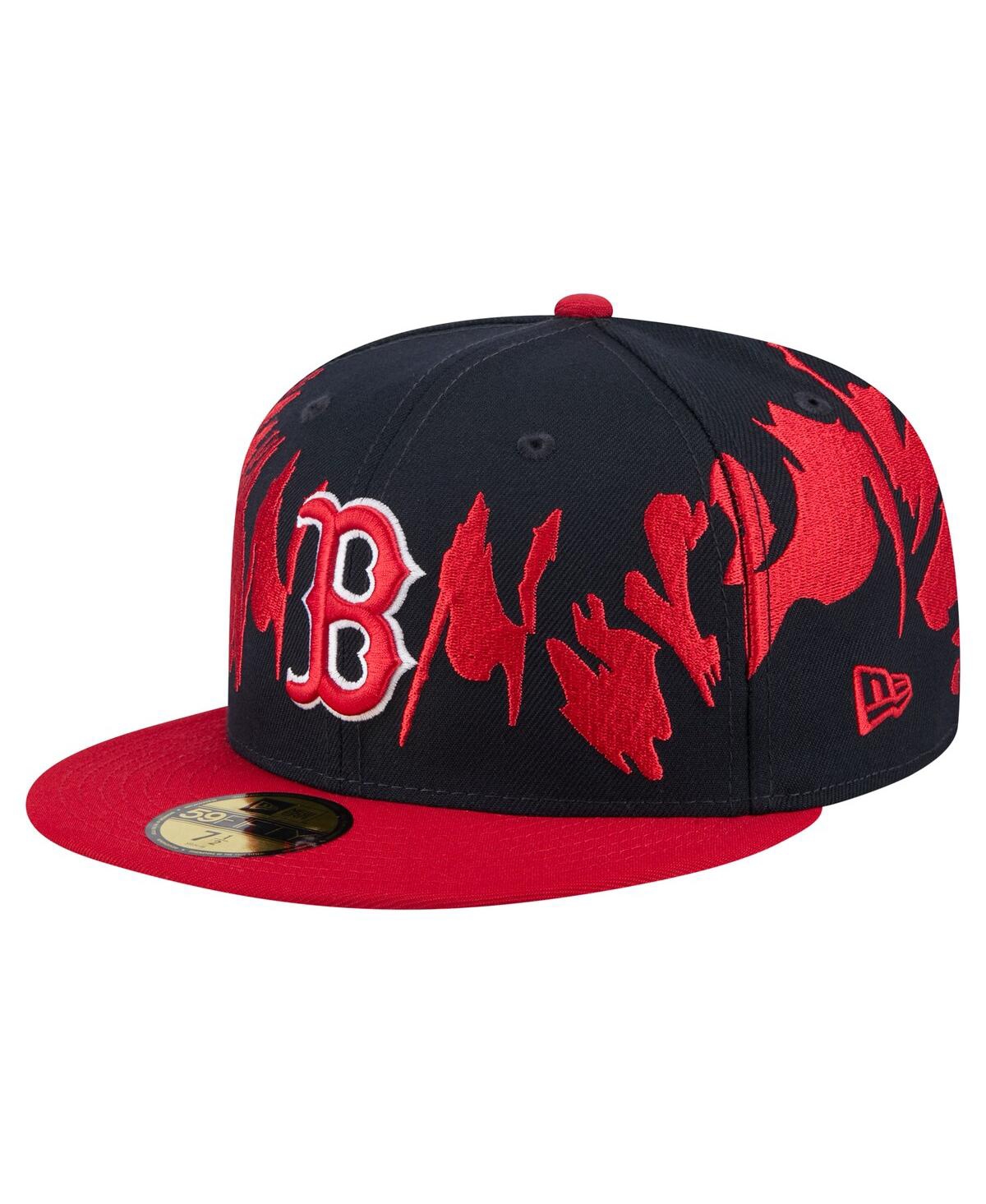 Click here for New Era Mens Navy/Red Boston Red Sox Retro Pattern... prices