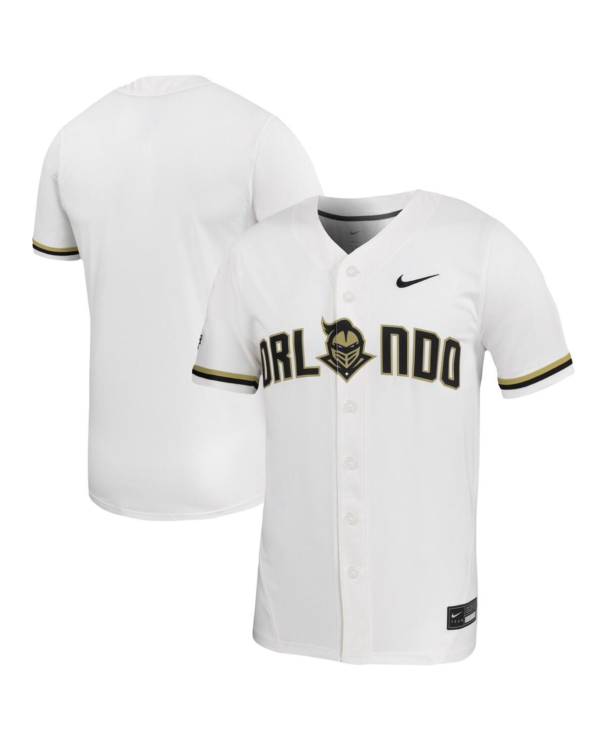 Click here for Nike Mens White Ucf Knights Replica Baseball Jerse... prices