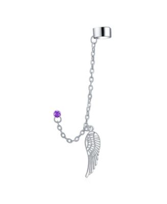 Bling Jewelry Trendy Pink Purple Black Guardian Angel Wing Feather ...
