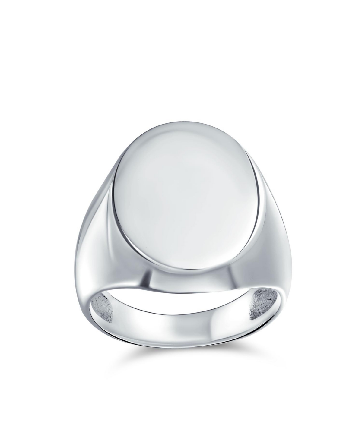 Click here for Bling Jewelry Large Basic Simple .925 Sterling Sil... prices