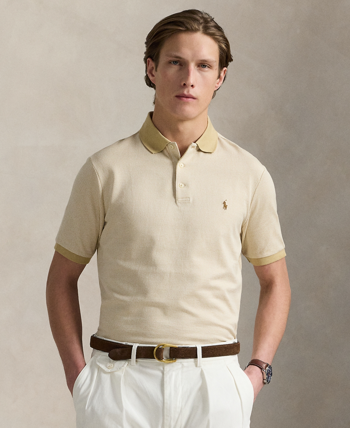 Click here for Polo Ralph Lauren Mens Classic Houndstooth Jersey... prices