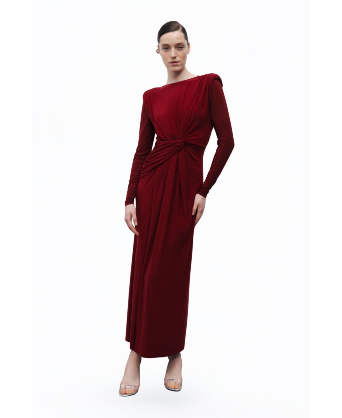 Click here for Nocturne Womens Maxi Dress with Twirl Detail - Bur... prices