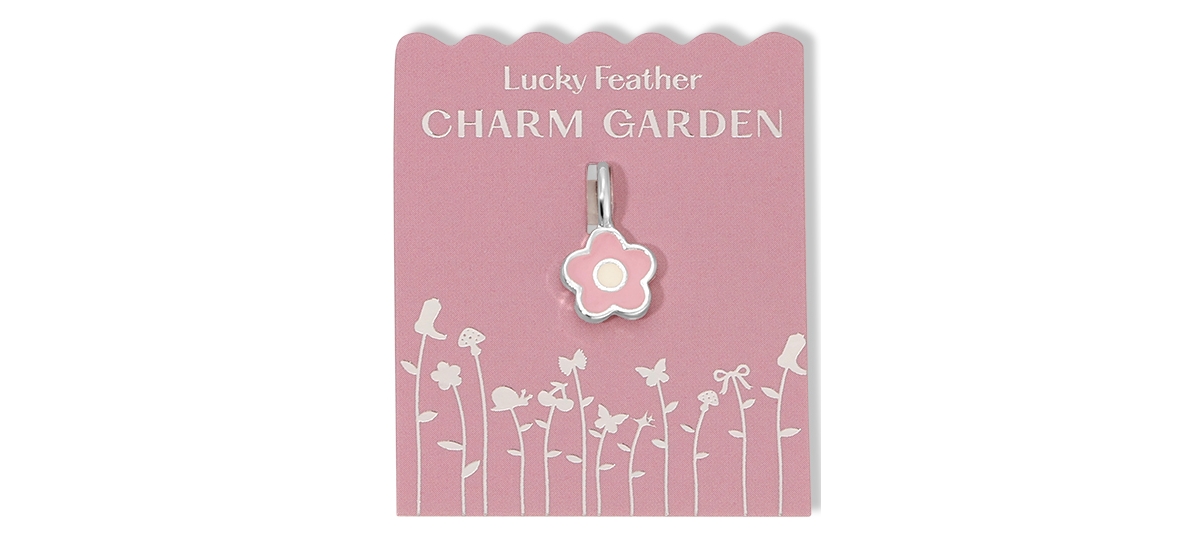 Click here for Lucky Feather Charm Garden - Silver - Flower Charm prices