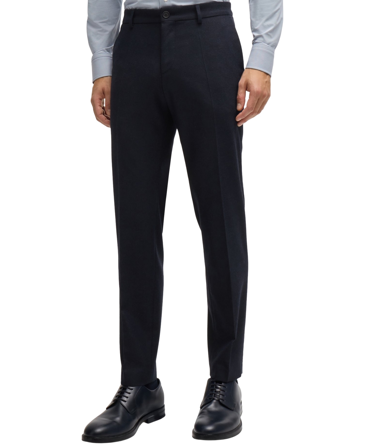 Click here for Boss by Hugo Boss Mens Slim-Fit Trousers Pants - D... prices
