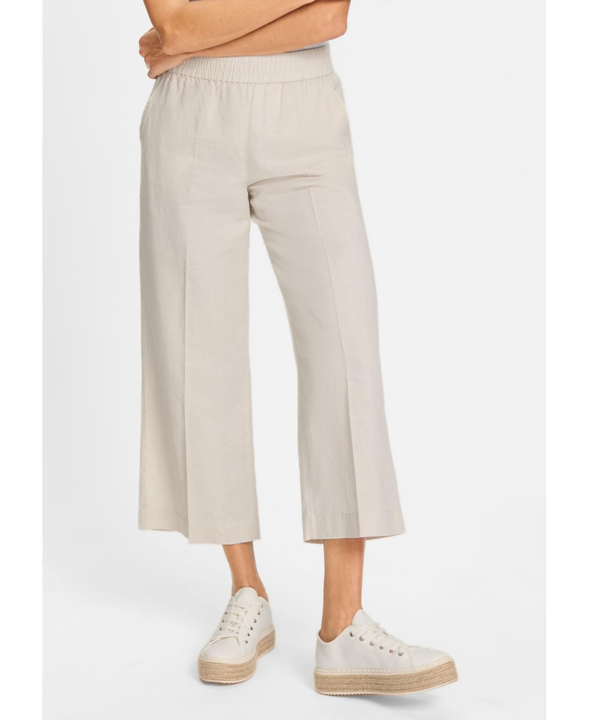 Click here for Olsen Womens Anna Fit Wide Leg Pull-On Culottes -... prices