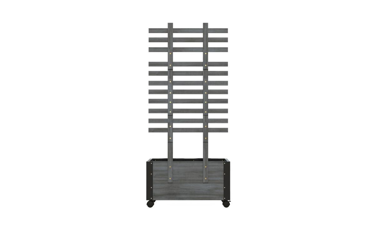 Click here for Rustic Wooden Flower Shelf with Integrated Planter... prices