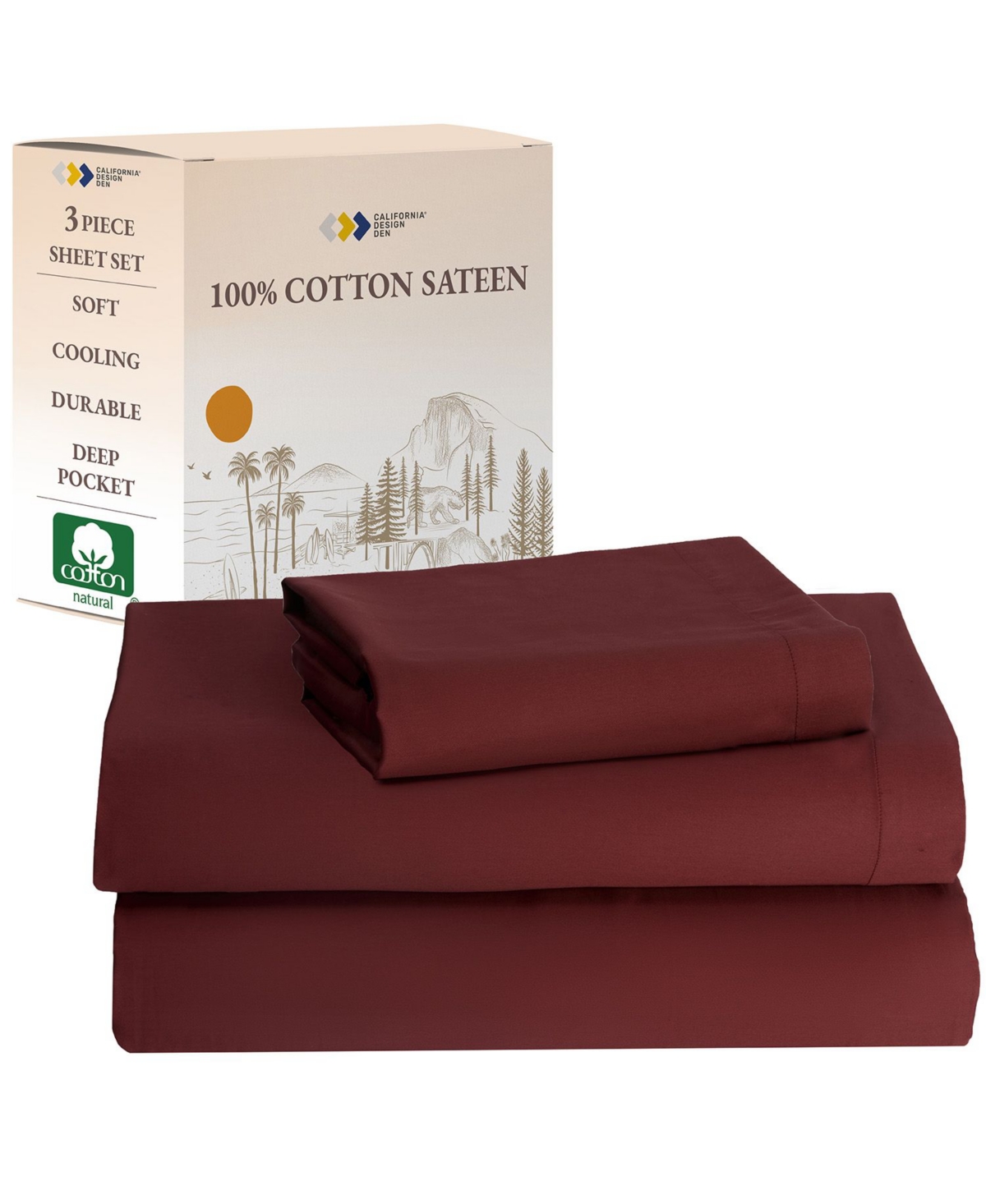 Click here for Soft 100 Cotton Sheets Set - Cooling Durable Satee... prices