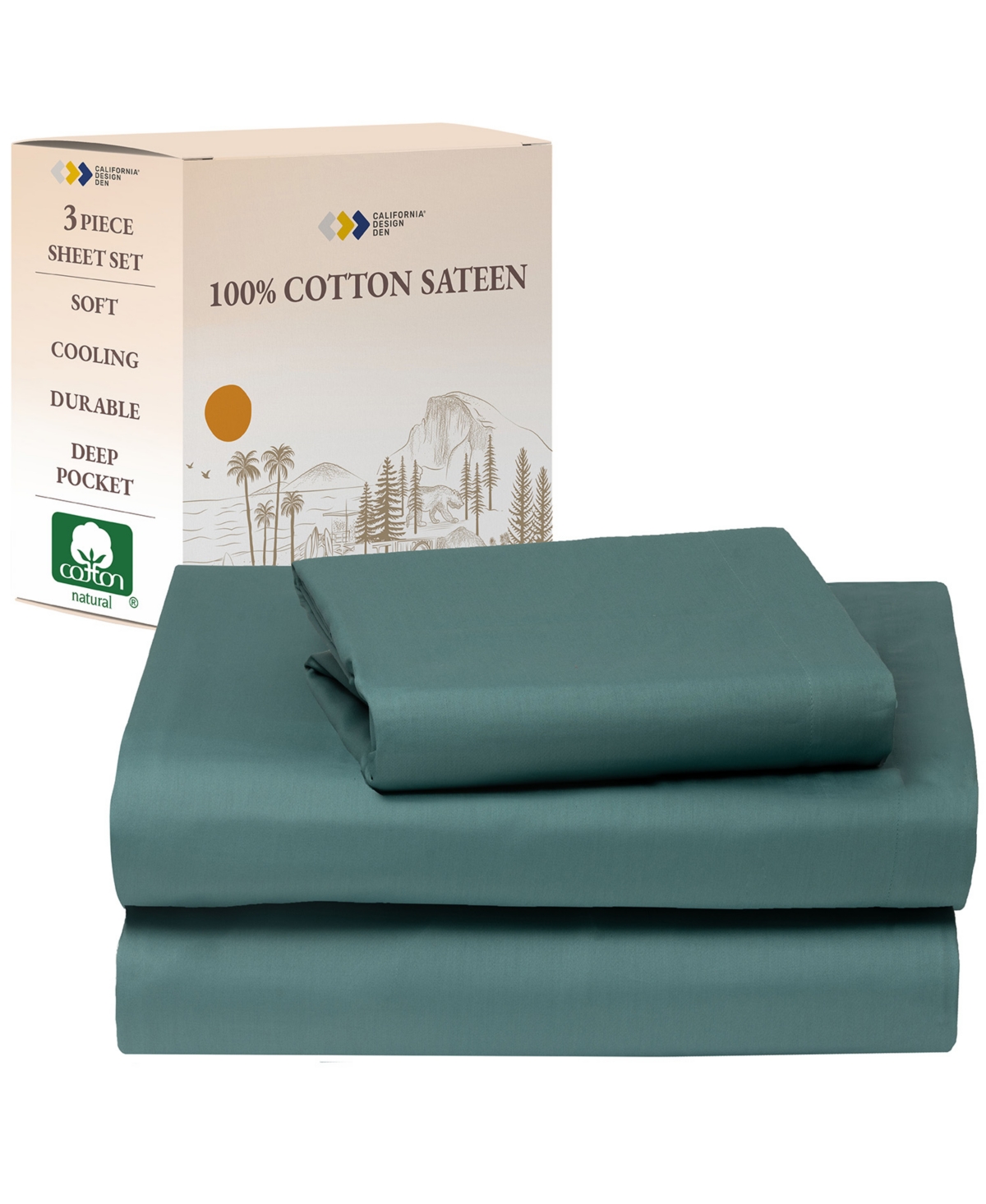 Click here for Soft 100 Cotton Sheets Set - Cooling Durable Satee... prices