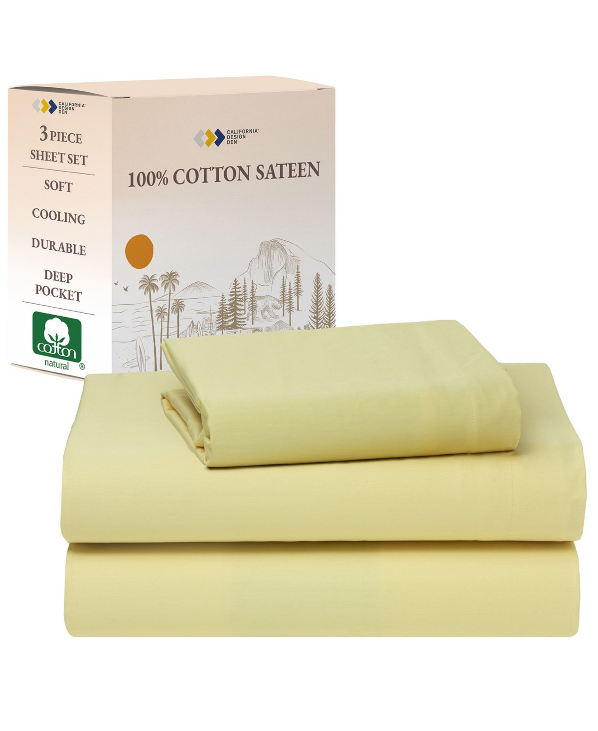 Click here for Soft 100 Cotton Sheets Set - Cooling Durable Satee... prices