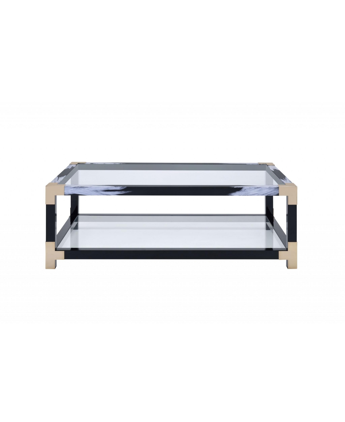 Click here for Sturdy Metal Coffee Table with Open Shelf –... prices