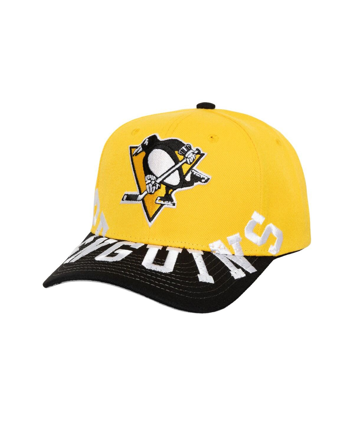 Click here for Mitchell & Ness Mens Gold/Black Pittsburgh Penguin... prices