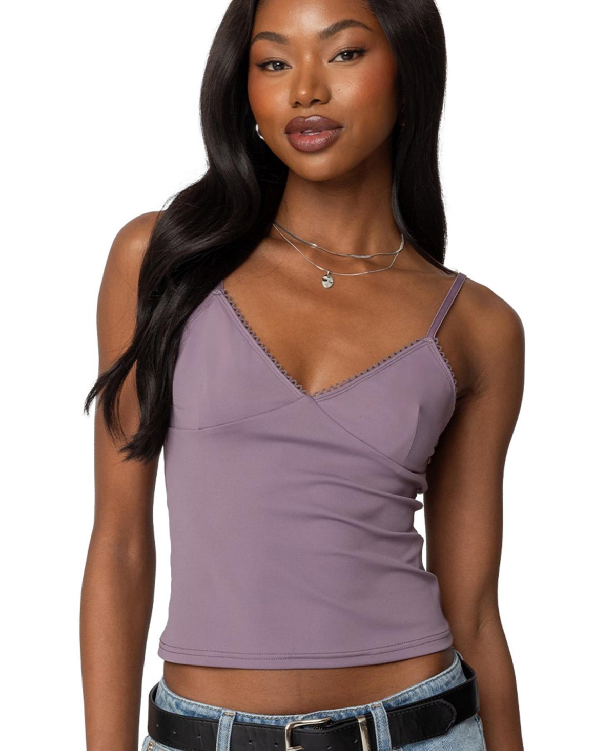 Click here for Edikted Womens Violeta Tank Top - Mauve prices