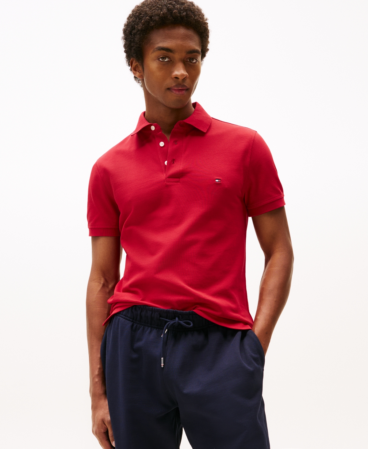 Click here for Tommy Hilfiger Mens 1985 Slim Fit Polo Shirt - Pri... prices