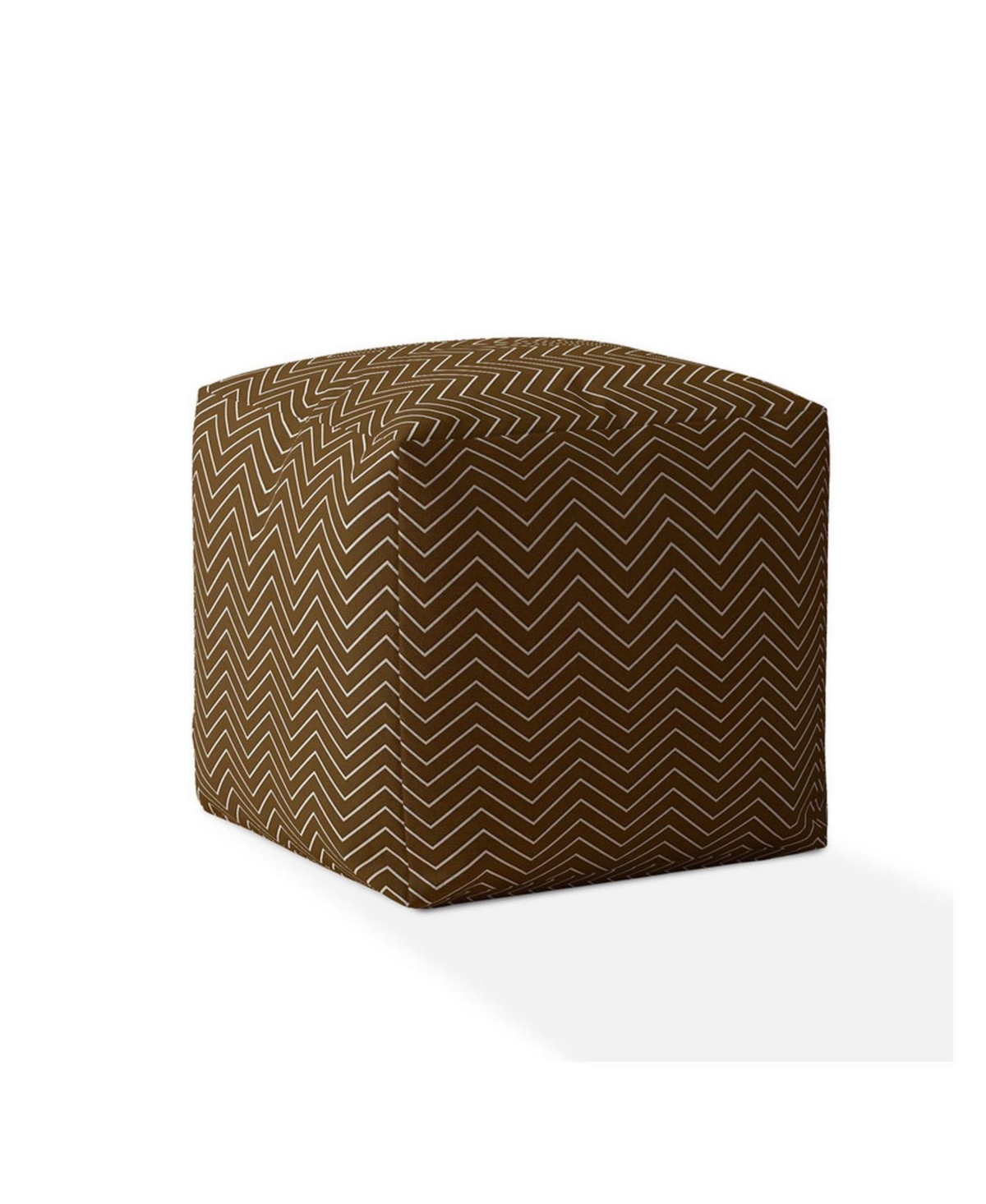 Click here for Chevron Pattern Cotton Pouf Ottoman – Cozy... prices