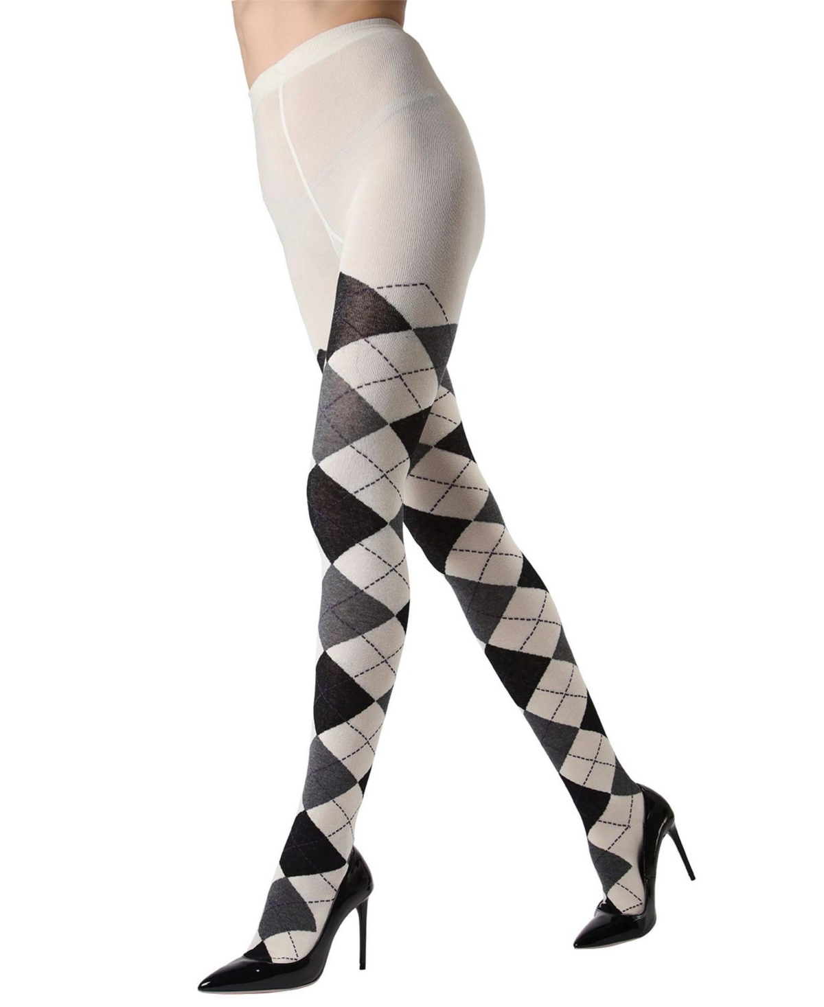 Click here for MeMoi Womens Textured Argyle Patterned Sweater Tig... prices
