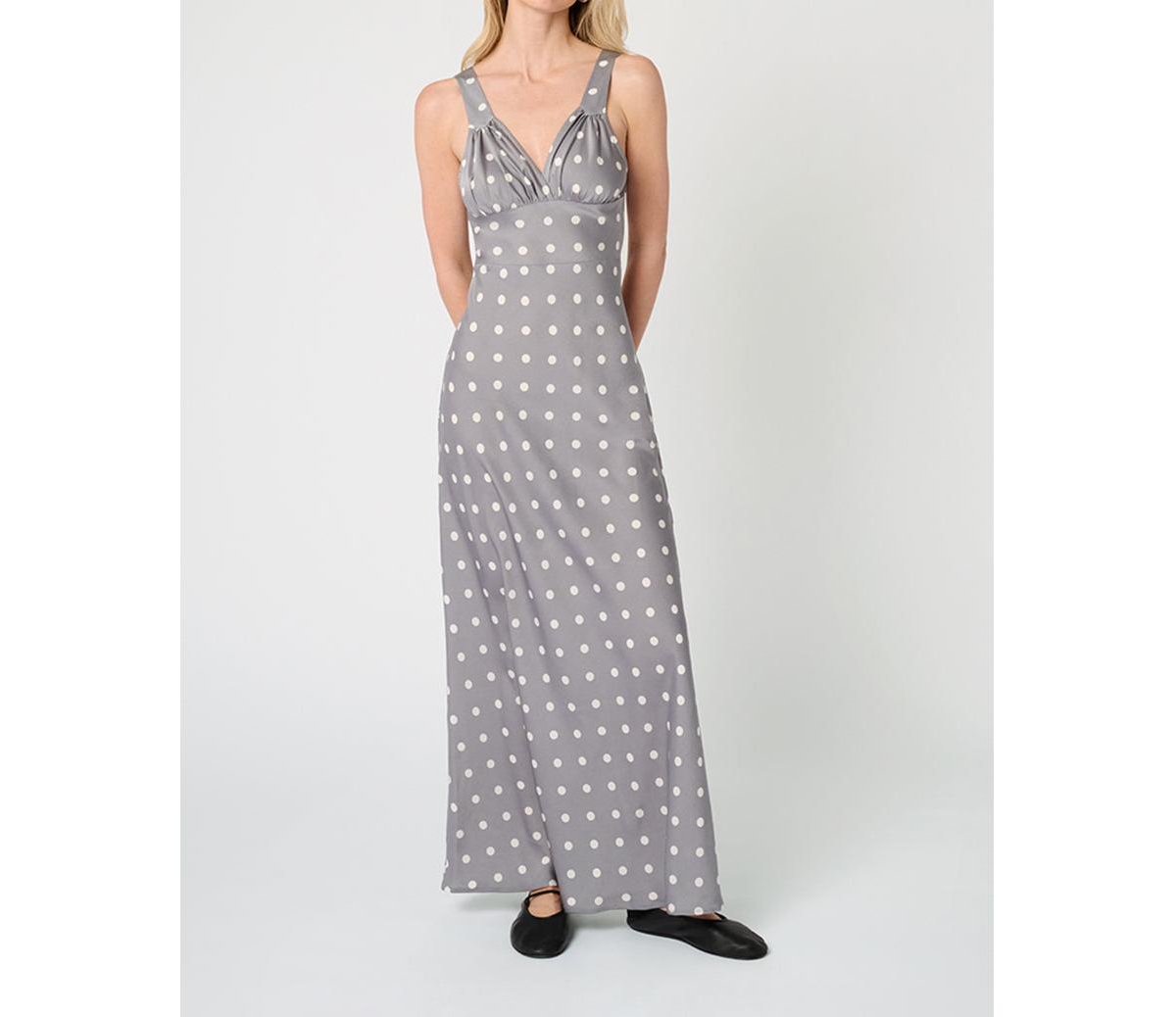 Click here for WeWoreWhat Womens Ruched Cup Slip Maxi Dress - Dus... prices