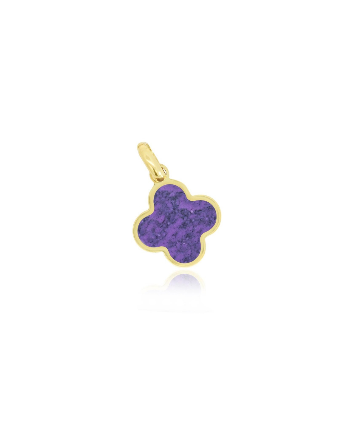 Click here for The Lovery Amethyst Clover Charm 14 millimeters -... prices