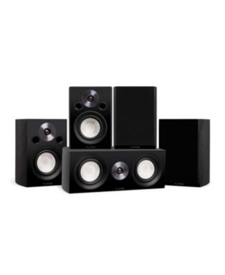 Fluance Reference Compact Surround Sound Home Theater 5.0 Channel ...