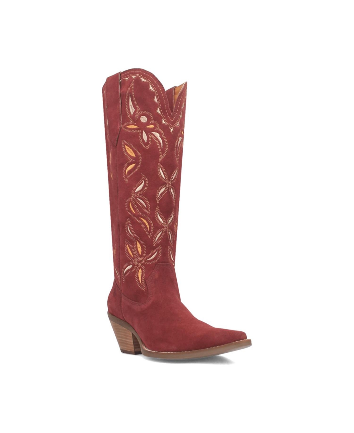 Click here for Dingo Womens Bandelera Leather Boots - Burgundy prices