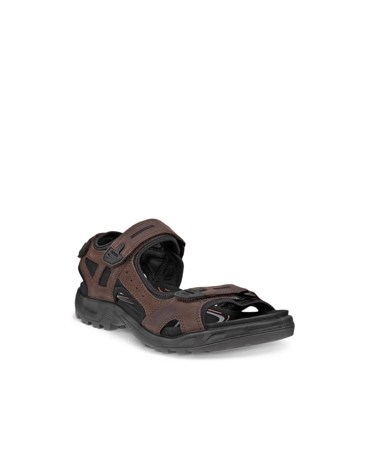 Click here for Ecco Mens Yucatan Sandals - Black/ Mole prices